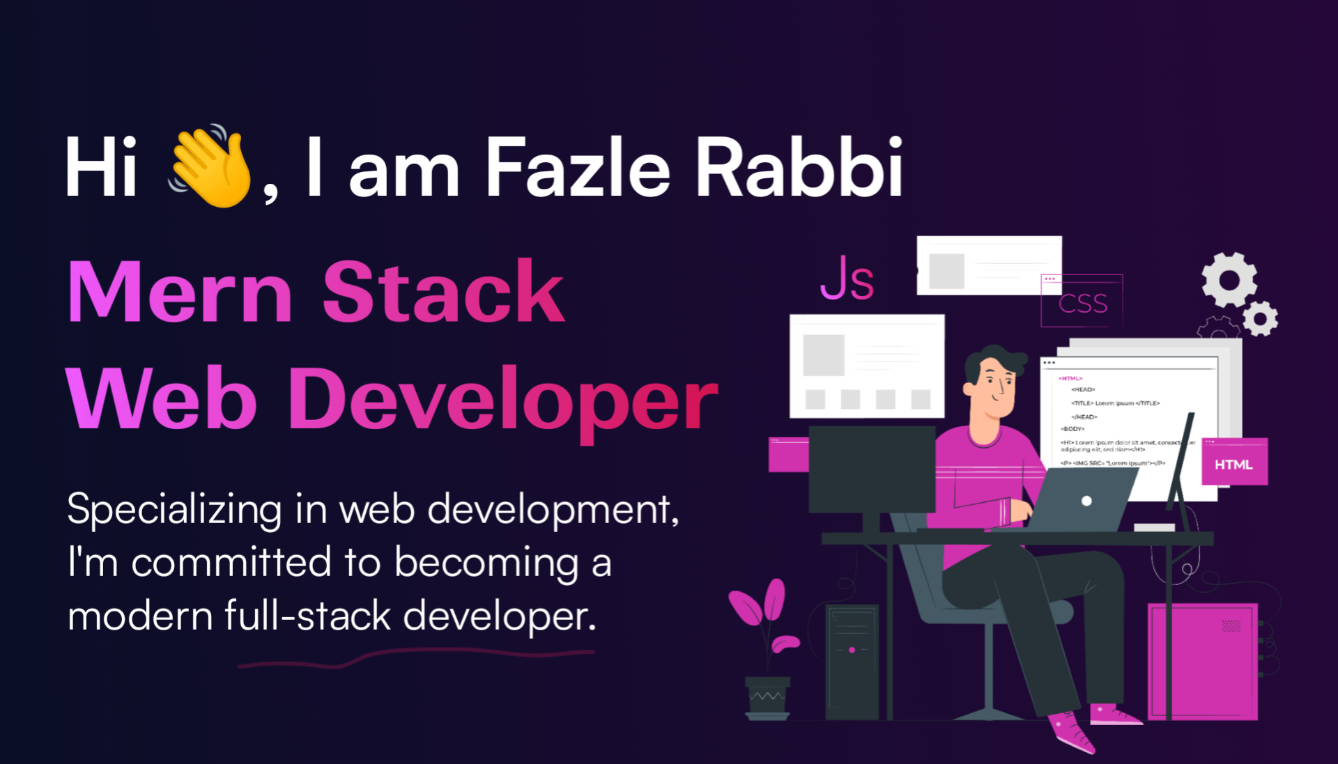 Fazle Rabbi - MERN Stack Web Developer Fazle Rabbi - MERN Stack Web Developer